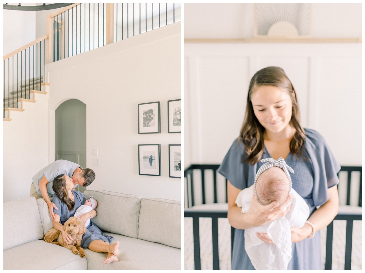 In Home Newborn Session | Tannahill Family - Lacey Rene Studios